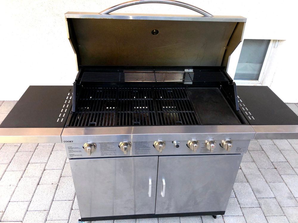 Grosser Gasgrill Cooky mit 6 Brennern | Kaufen auf Ricardo