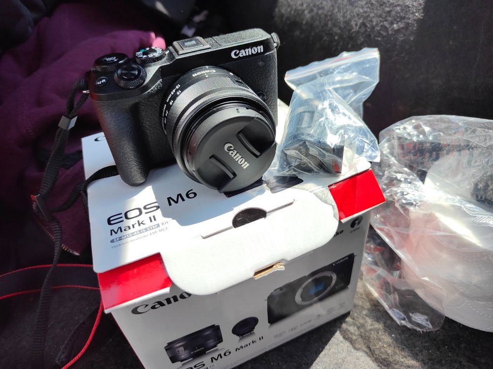 Canon EOS M6 Mark II - Kit inkl. Sucher (Gebraucht) in für CHF 450 ...