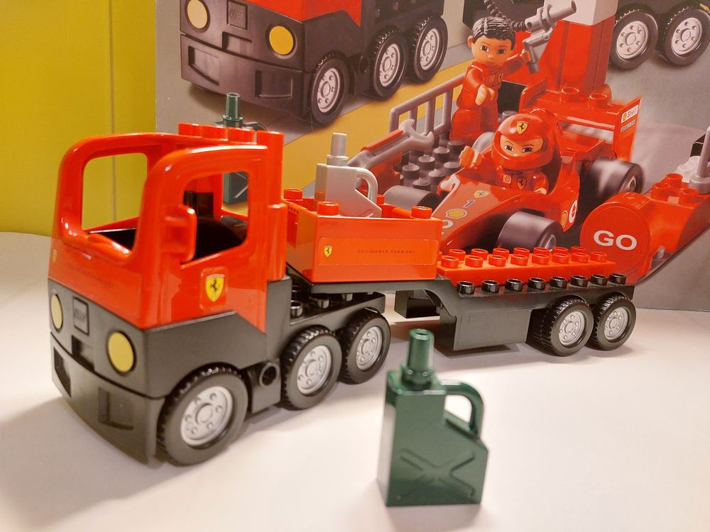 LEGO Duplo 4694 - Ville Großer Ferrari Pitstop Formel 1 (Gebraucht) in ...