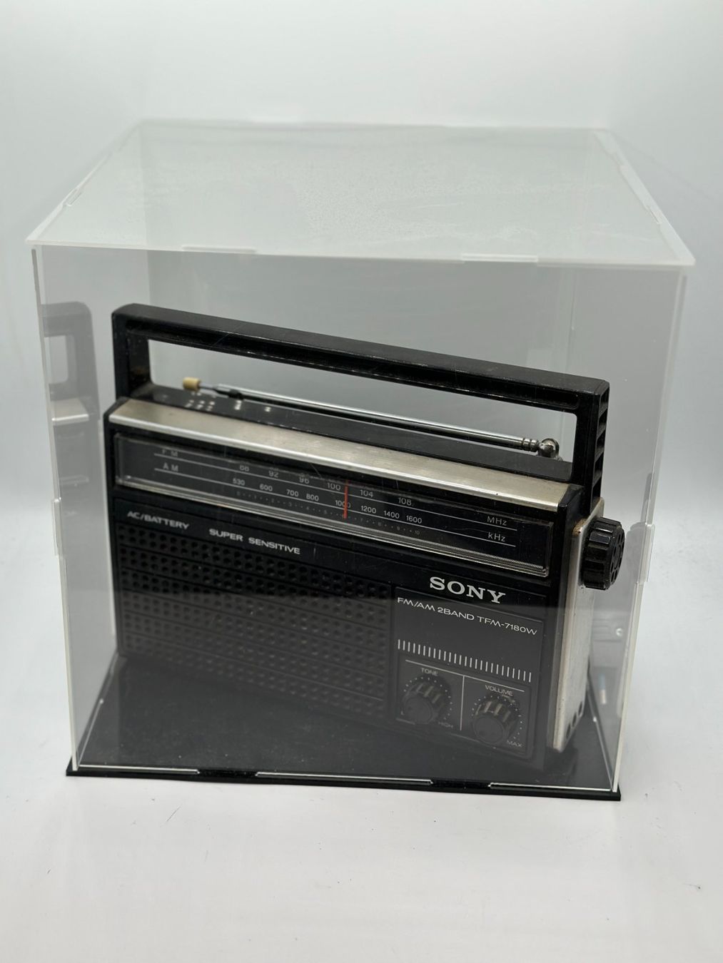 RADIO Vintage of 1980 ! Sony TFM-7180W+Test OK!FM/Transistor (D ...