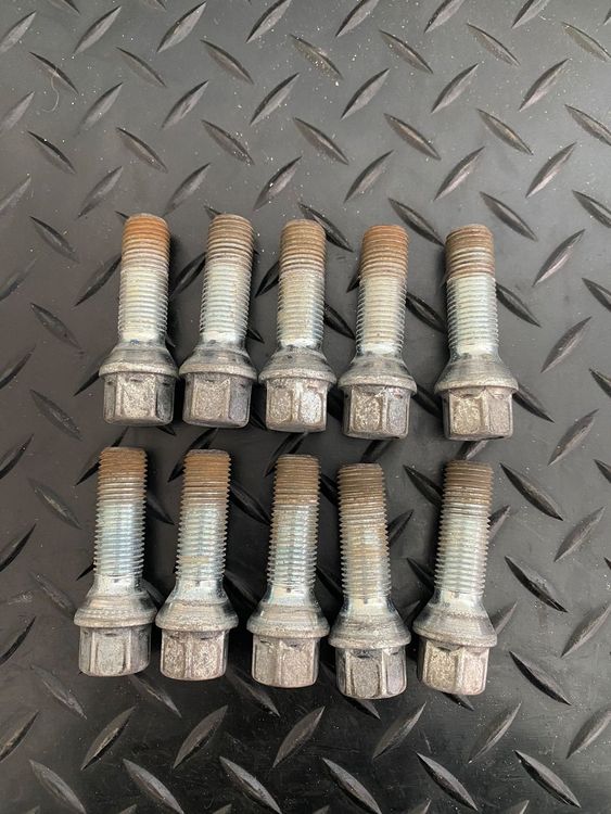 Radschrauben M14 40mm 10 Stück VW AUDI SKODA SEAT Kegel (Gebraucht) in ...