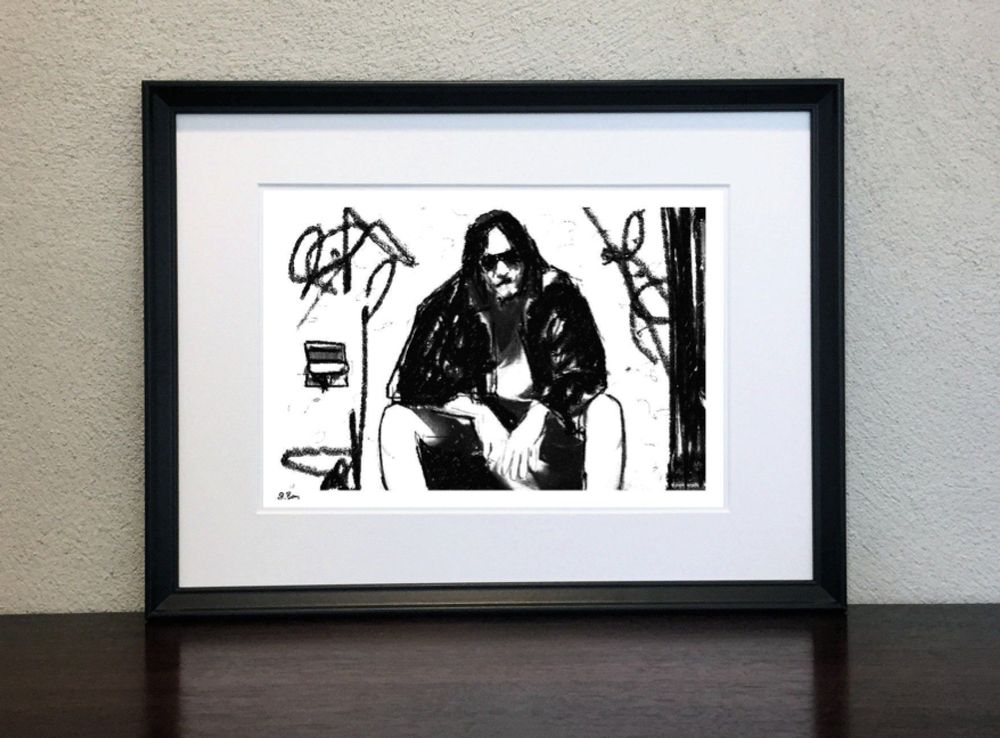 Big Lebowski Scribble Kunst Modern Art Dude Modern Toilet (Neu (gemäss ...