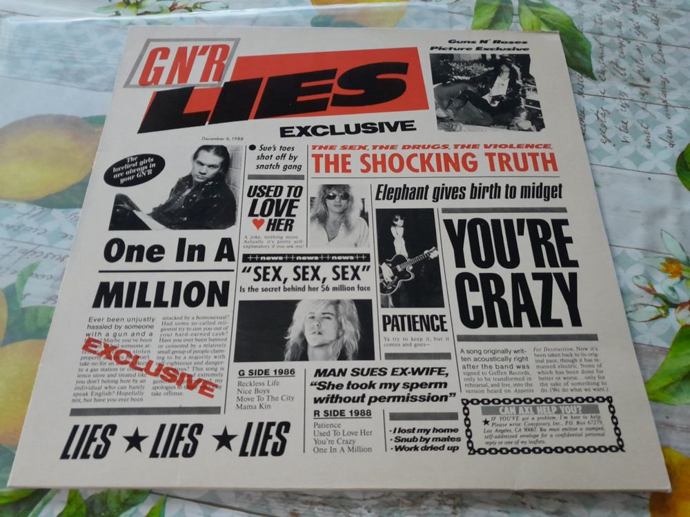 Guns n Roses LIES | Kaufen auf Ricardo