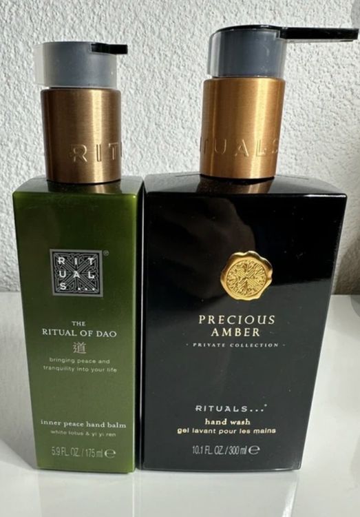 Rituals Set Precious Amber Hand Wash 300ml + Dao Hand Balm (Neu und ...