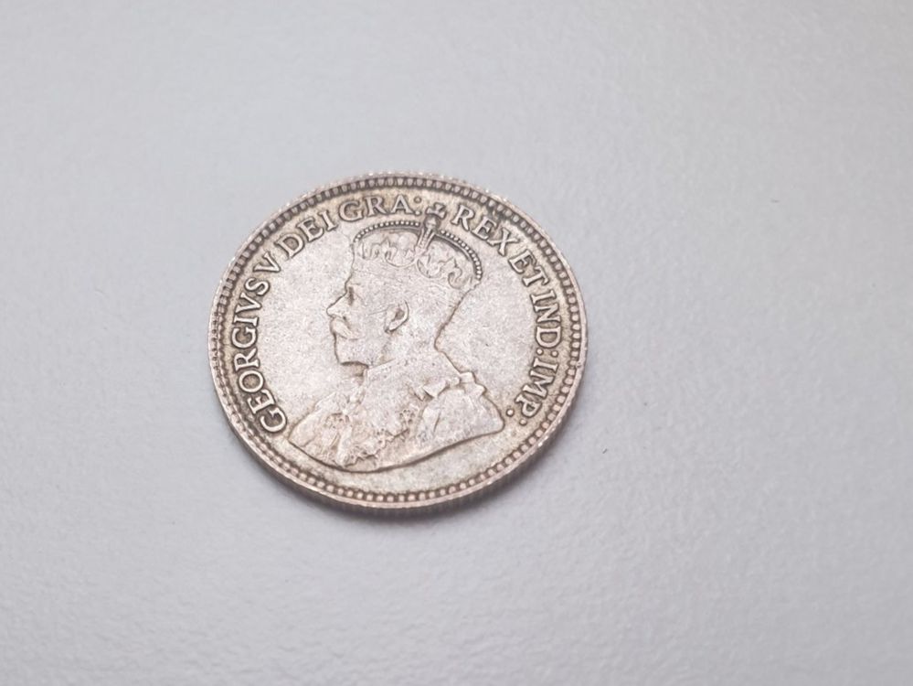 🇨🇦 Canada 5 Cents 1918 XF Silver King George (Gebraucht) in Pully für ...