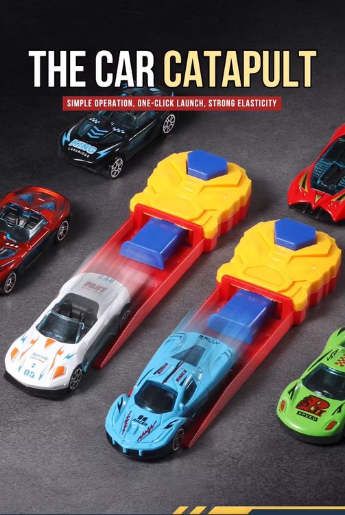 Auto-Katapult Spielzeugauto-Rennstarter Set (2 Stk.) (Gebraucht) in ...