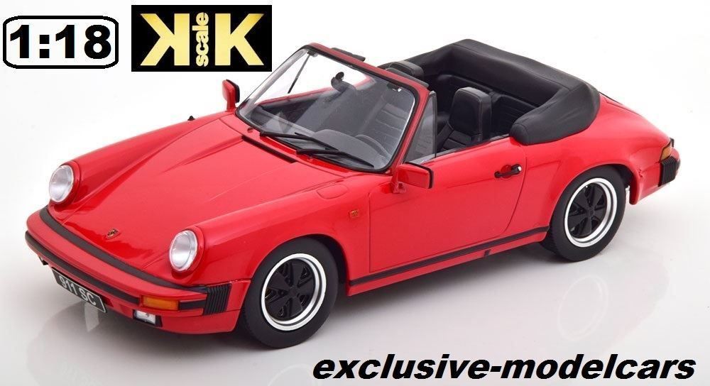 PORSCHE 911 SC Cabriolet 1983 rot 1:18 von KK-Scale (Neu und originalverpackt) in Küttigen für ...