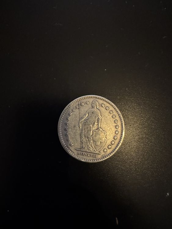 Seltene Silbermünze 2 Franken Helvetia 1912 Schweiz Swiss Co (Gebraucht) in Basel für CHF 5 ...