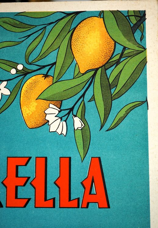 ORIG. ORELLA 50er Jahre WERBESCHILD WERBUNG k. Emailschild (Gebraucht ...