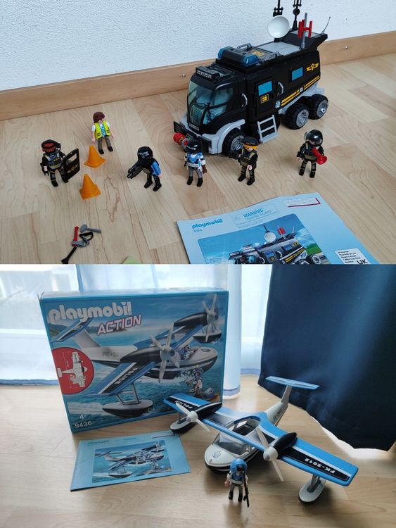 Playmobil Polizei Einsatzwagen und Wasserflugzeug (Gebraucht) in Seon für CHF 19 – mit Lieferung ...
