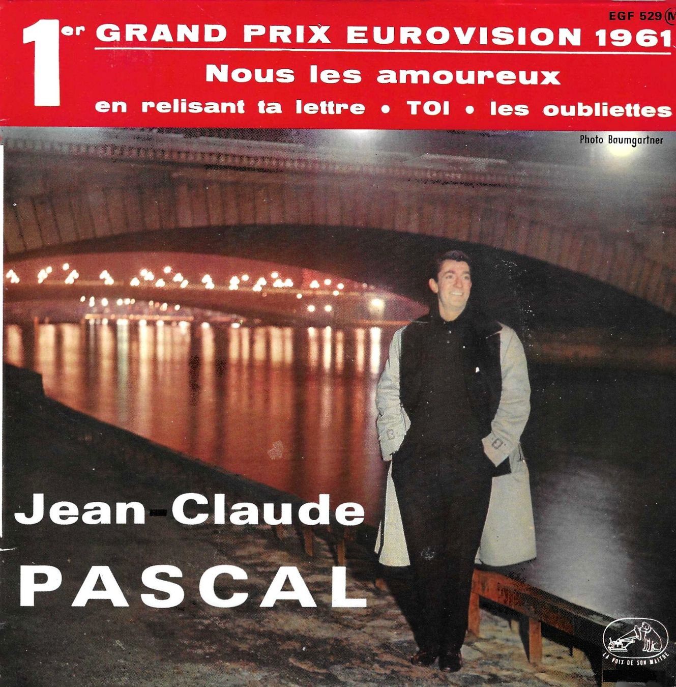 Jean-Claude Pascal EP - Nous les amoureux (Eurovision 1961) (Gebraucht ...