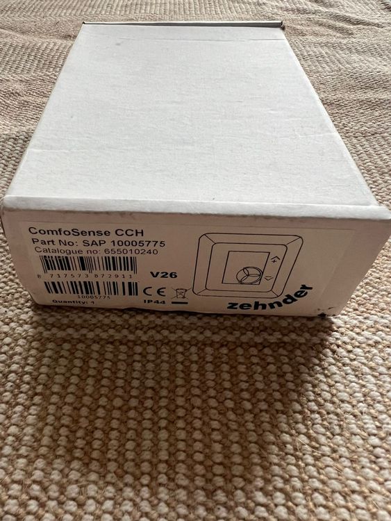 Zehnder Comfosense Bedieneinheit | Unterputz (Gebraucht) in Flumenthal für CHF 25 – nur Abholung ...