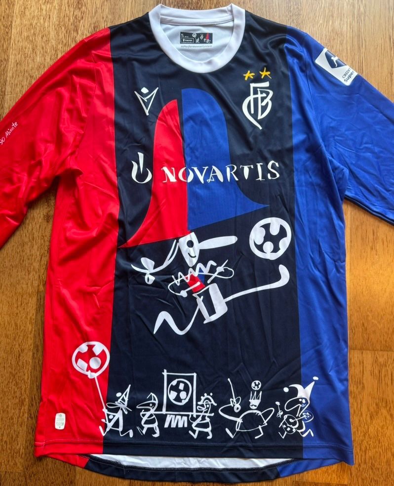FC Basel Fasnacht-Shirt - 2024/25 - mit Print Shaqiri (Neu (gemäss ...