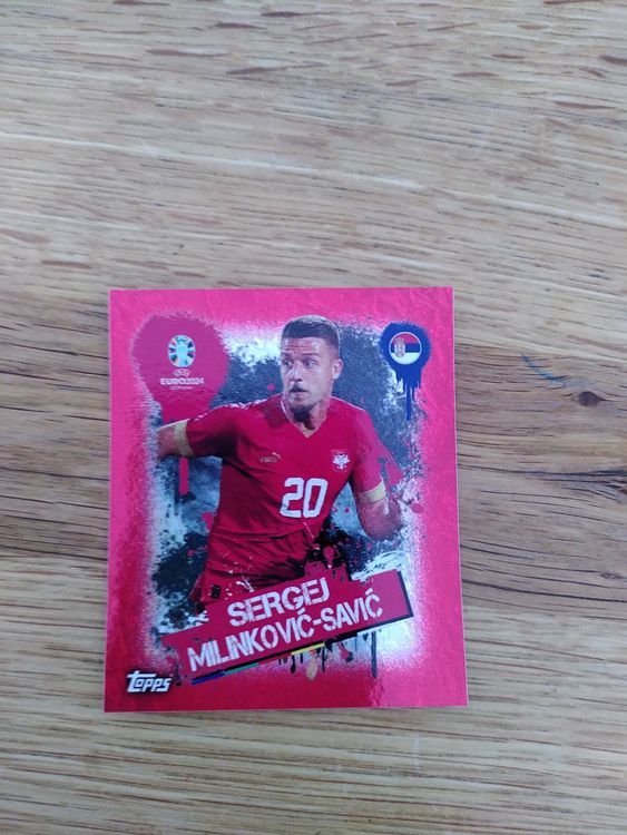 🤩 SRB 3 mit rotem Rand - Topps Euro 2024 Sticker (Neu (gemäss ...