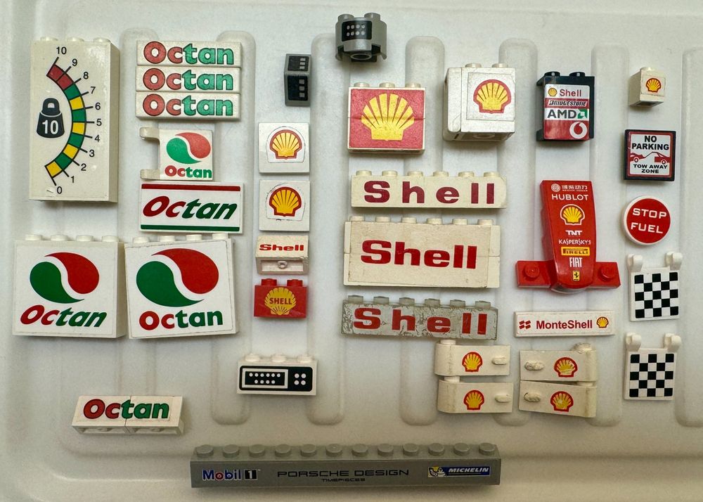 Lego Shell + Octan Print und Stickerteile | Kaufen auf Ricardo