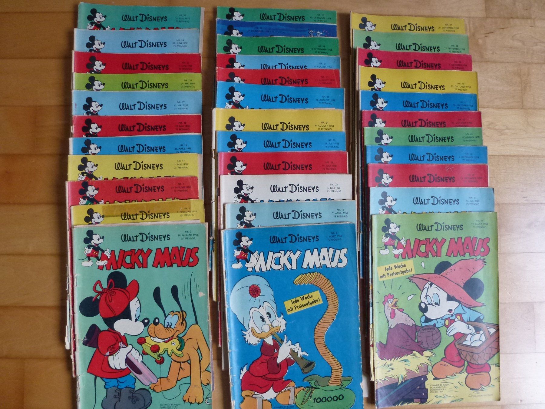 34 Stk. Micky Maus Hefte Jahrgang 1958 (Gebraucht) in Bern für CHF 45 ...