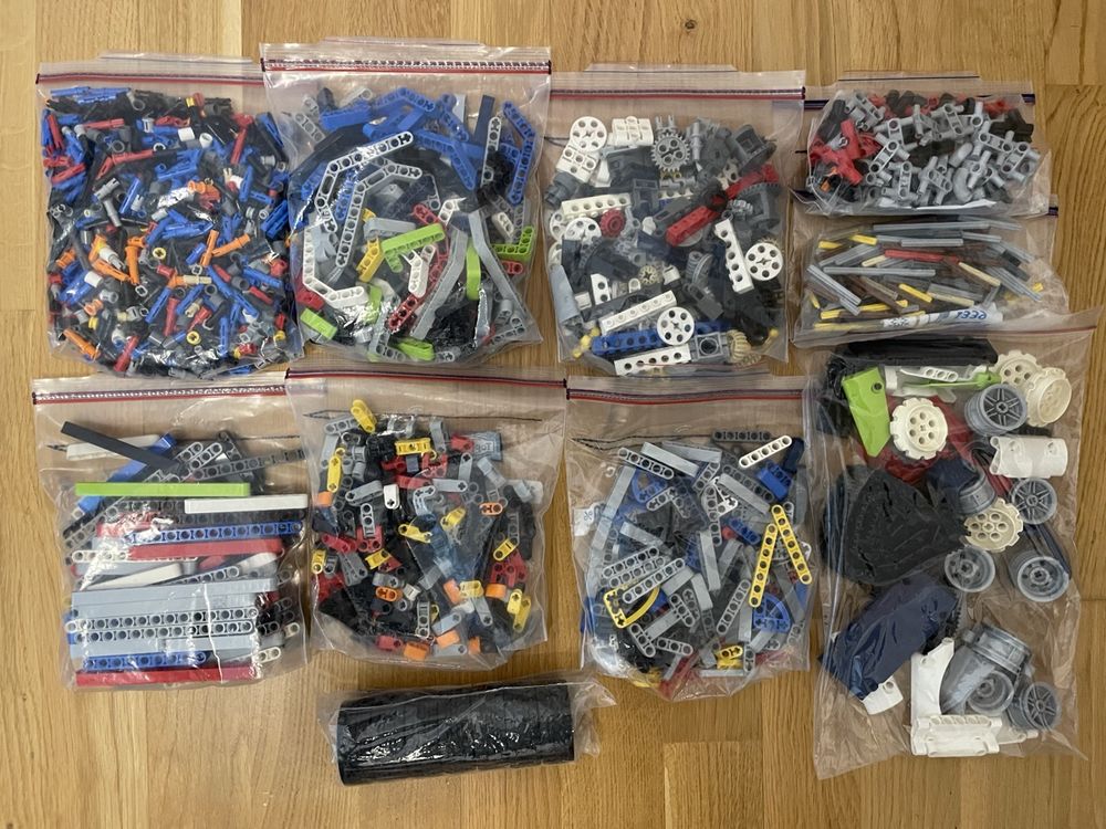 Mehr als 1.5 kg diverse Lego Technic Teile, sortiert (Gebraucht) in ...