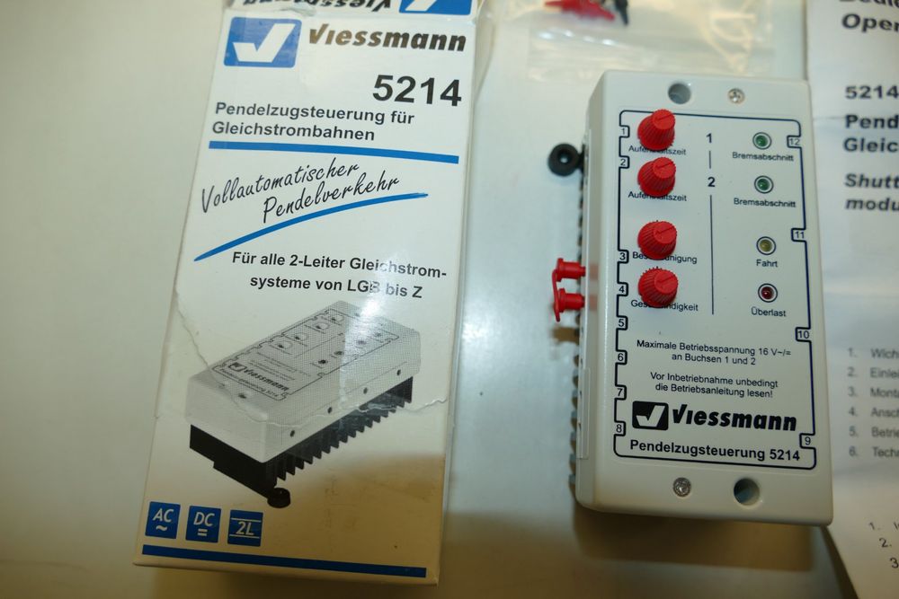 Viessmann: Pendelzugsteuerung für Gleichstrombahnen (Neu (gemäss ...