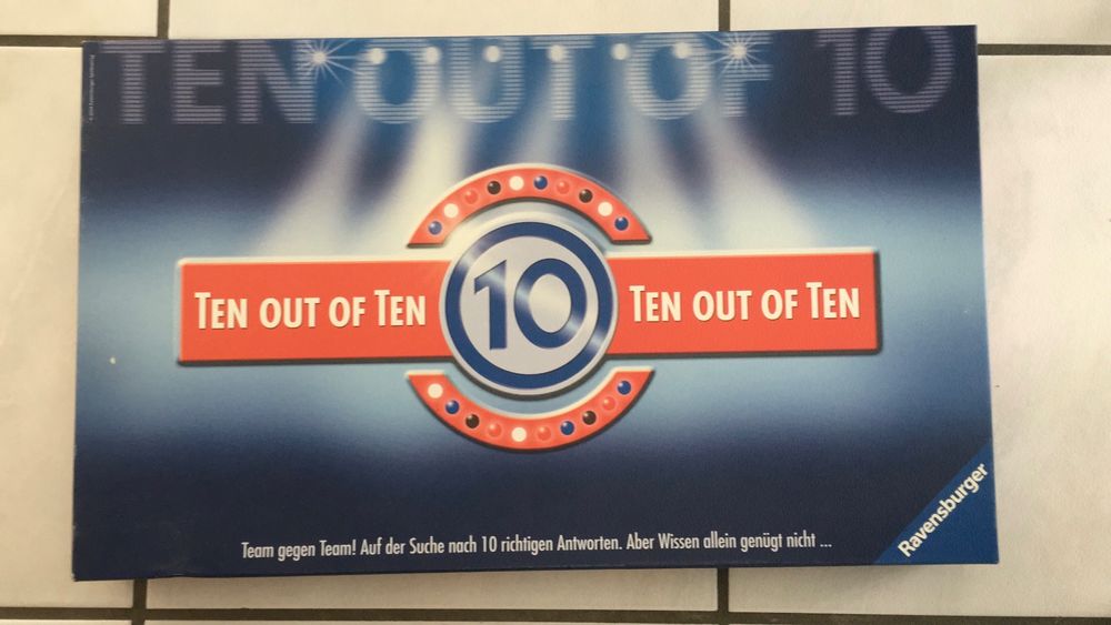 Ten out of ten (Gebraucht) in Orpund für CHF 5 – nur Abholung auf ...