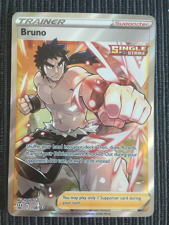 Pokemon Bruno Fullart Battle Styles EN (Neu (gemäss Beschreibung)) in ...