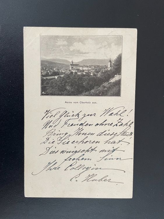 AK AG Aarau, vom Oberholz aus (Gebraucht) in Thal für CHF 4 – mit Lieferung auf Ricardo kaufen