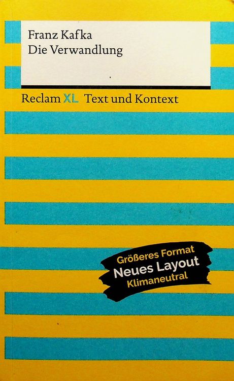 Franz Kafka Die Verwandlung Reclam Text und Kontext | Kaufen auf Ricardo