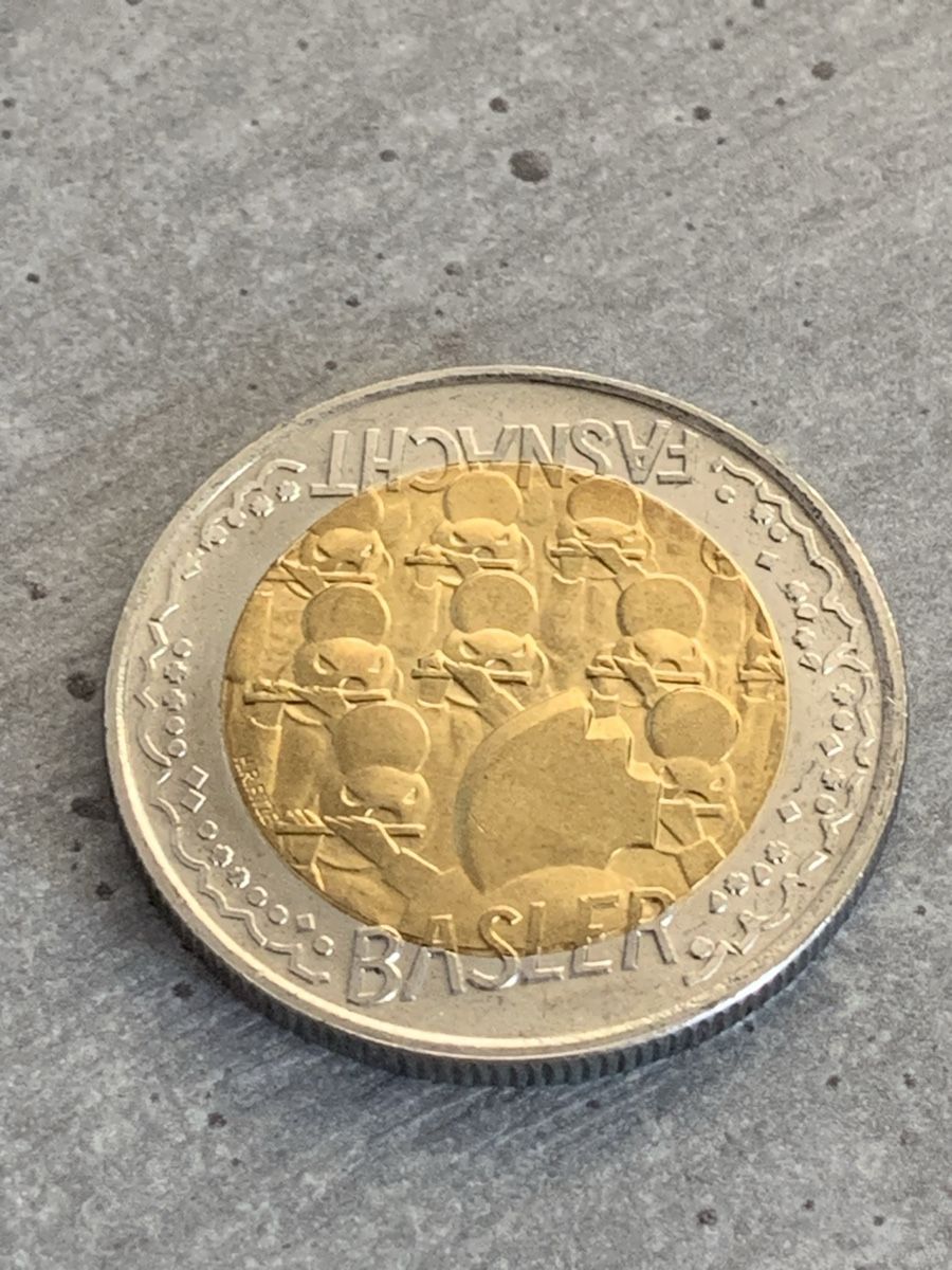 5 Franken Sondermünze, 2000, Basler Fasnacht, Top Zustand (Gebraucht ...