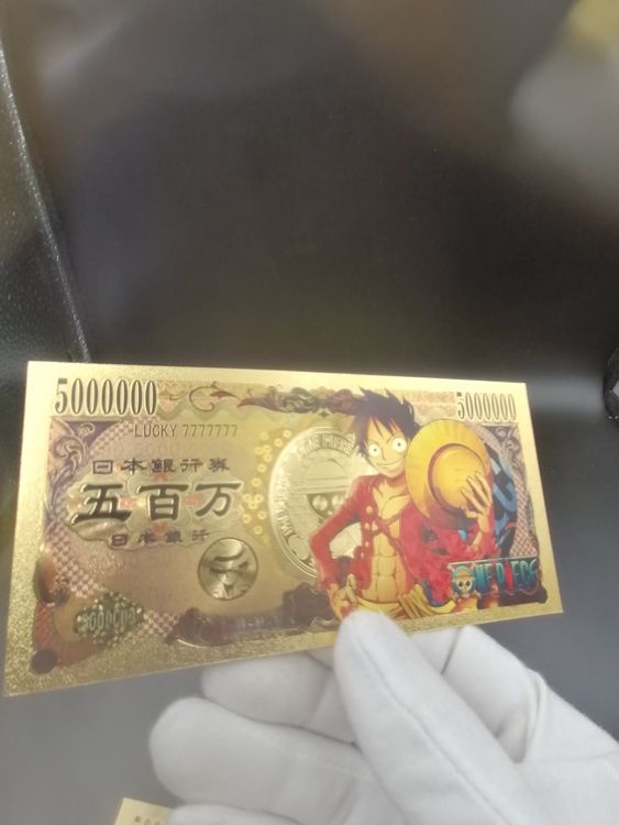 ♦One Piece♣ Anime Gold Banknote (Neu und originalverpackt) in Dübendorf ...
