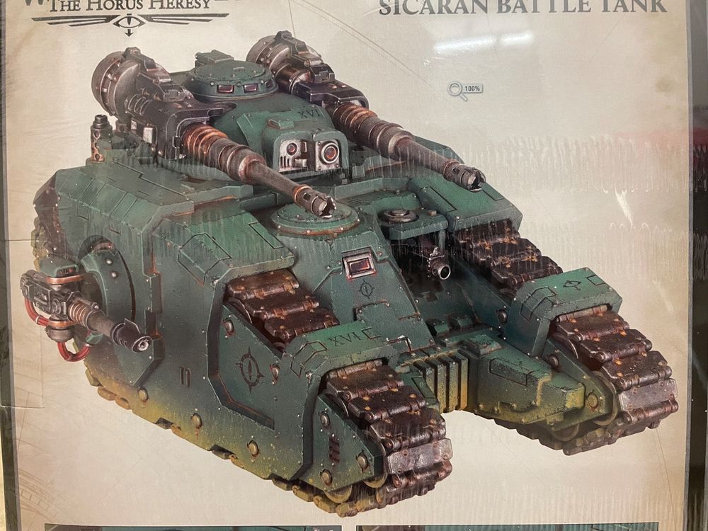 WARHAMMER THE HORUS HERESY - SICARAN BATTLE TANK (Neu und ...