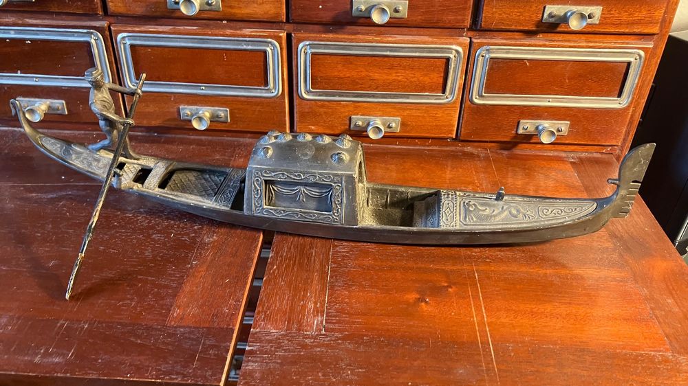 Encrier ancien VENEZIA Venise Gondole Tintenfass antik | Kaufen auf Ricardo
