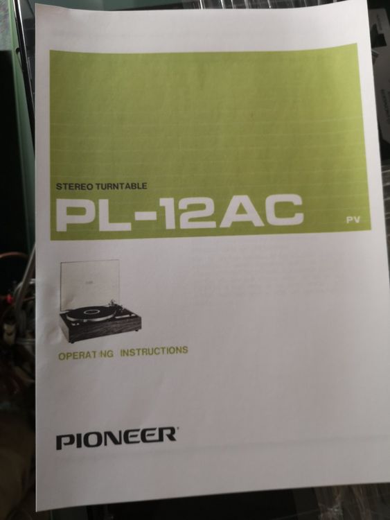 Pioneer PL-12 AC | Kaufen auf Ricardo