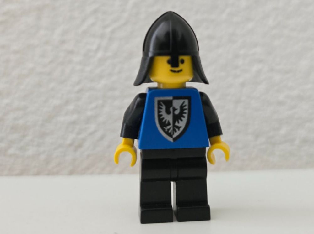 Lego Castle Figur Ritter Black Falcon cas101 1980er Jahre (Gebraucht ...
