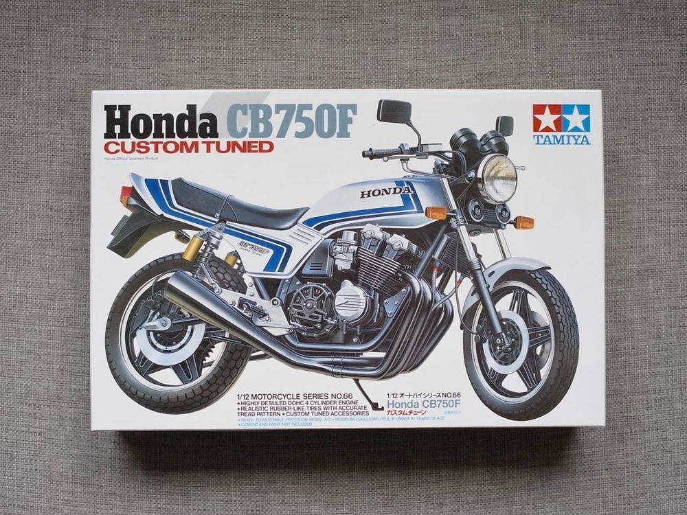 Plastic Model Kits For Adults Honda CB750F Custom Tune 1/12 - Tamiya ...
