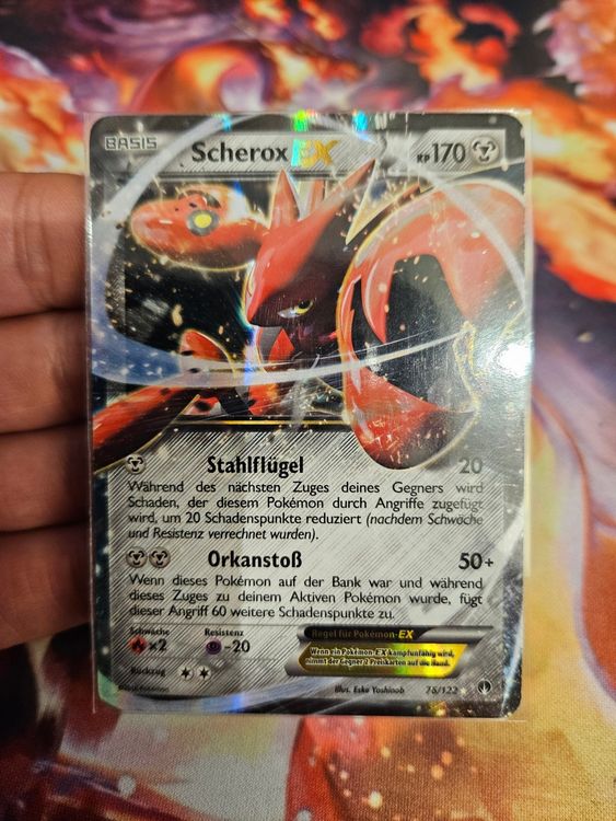 Pokemon - Scherox EX - 76/122 - DE (Gebraucht) in Jonen für CHF 5 – mit ...