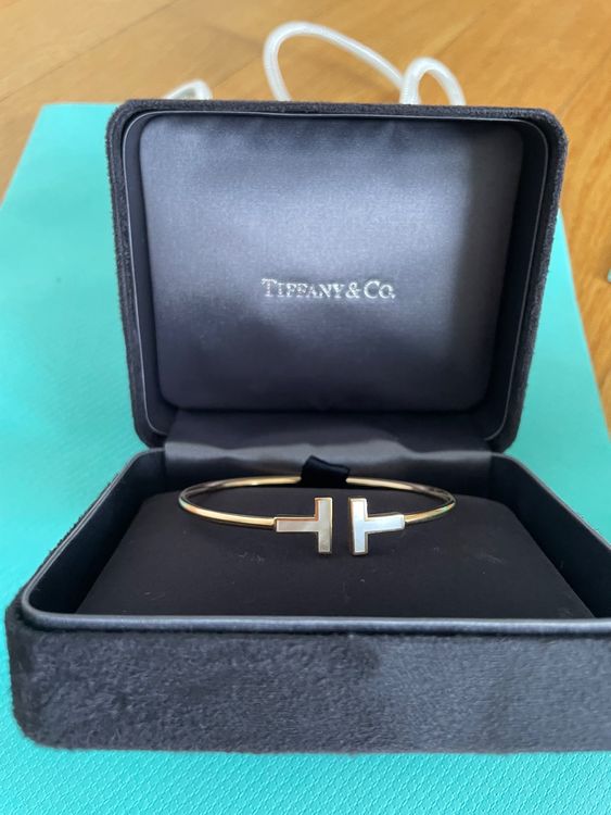 Tiffany & Co T Armreif 18k Roségold - Full Set wie neu! (Gebraucht) in ...