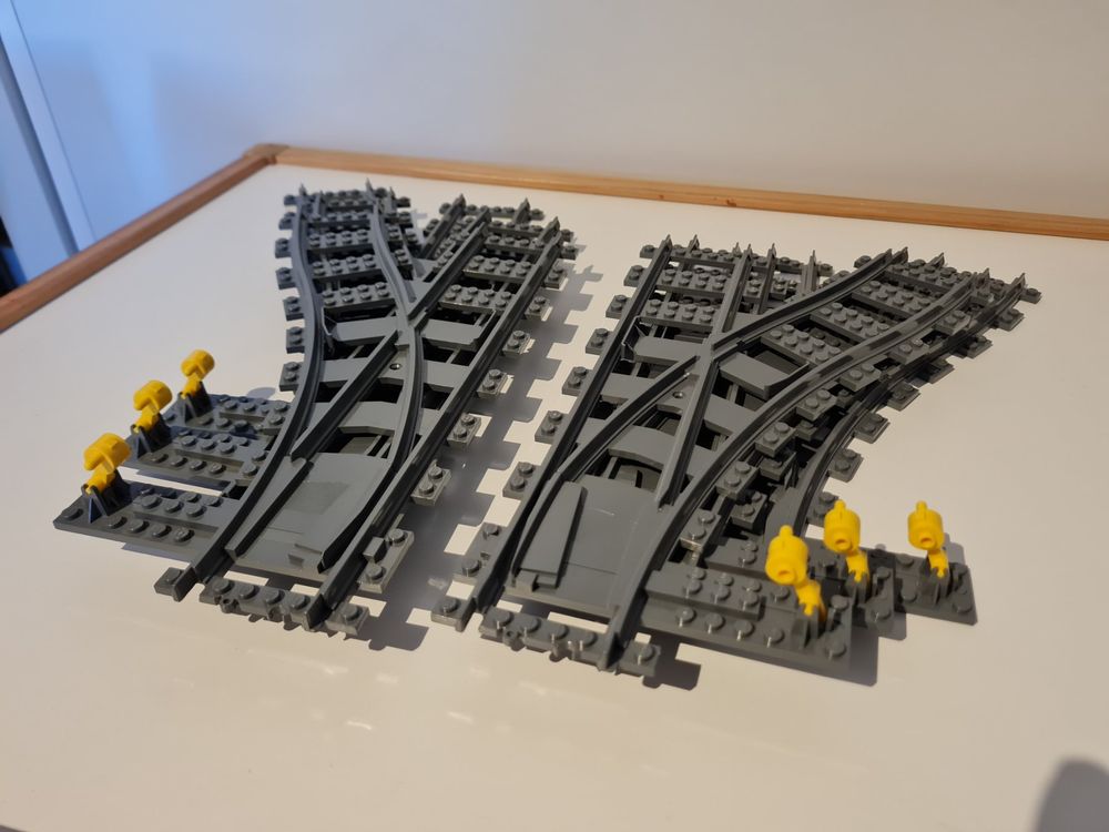 Lego City Zug Schienen Weichen Set XXL (3x Weichenpaare) | Kaufen auf ...