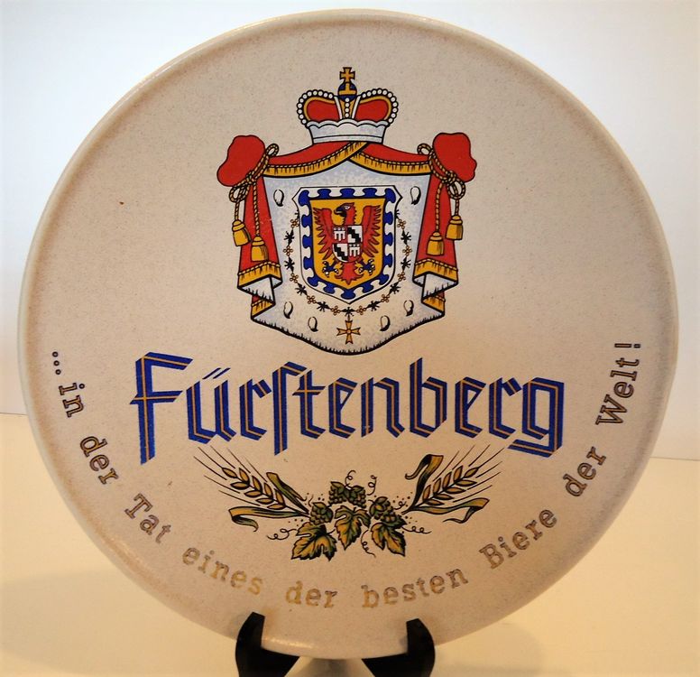 WANDTELLER / FÜRSTENBERG BIER / STEINGUT ?? (Gebraucht) in Basel für ...