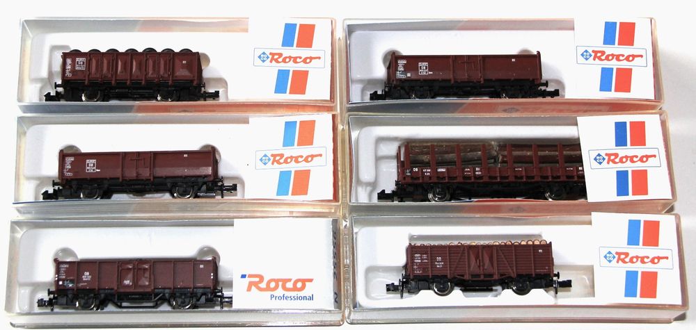 Roco N - Set mit 6 Güterwagen - Neuwertig & OVP | Kaufen auf Ricardo