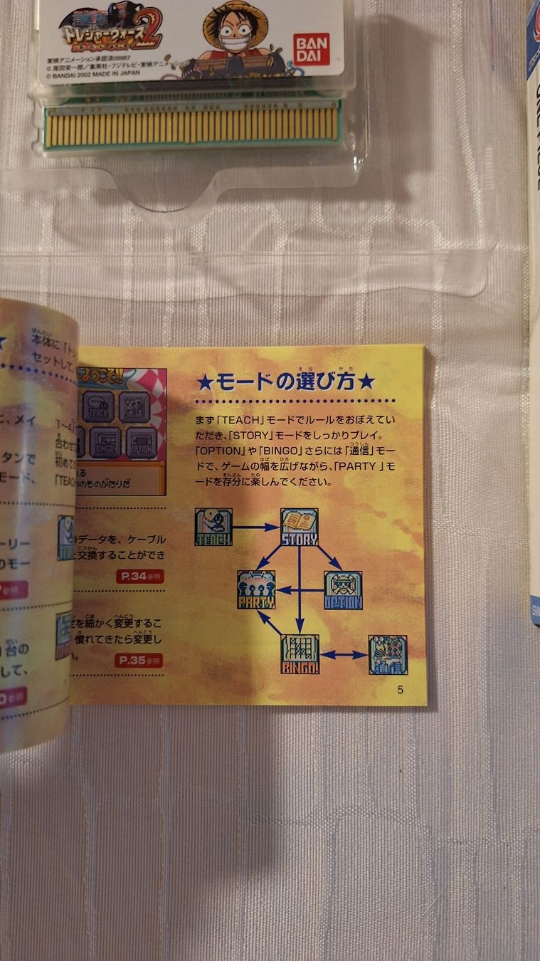 One Piece Treasure Wars 2 - Wonderswan Color Bandai (Gebraucht) in ...