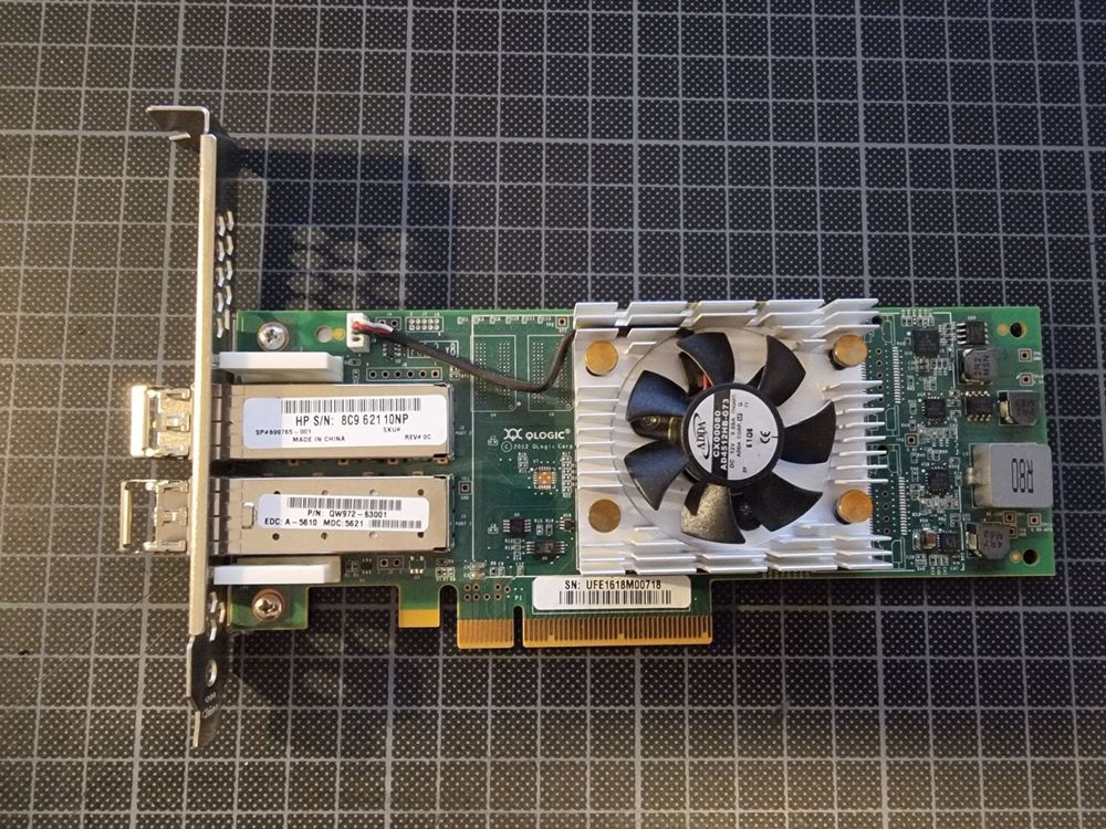 HP StoreFabric QLE2662-HP 16Gb Dual Port HBA QW972-63001 (Gebraucht) in ...