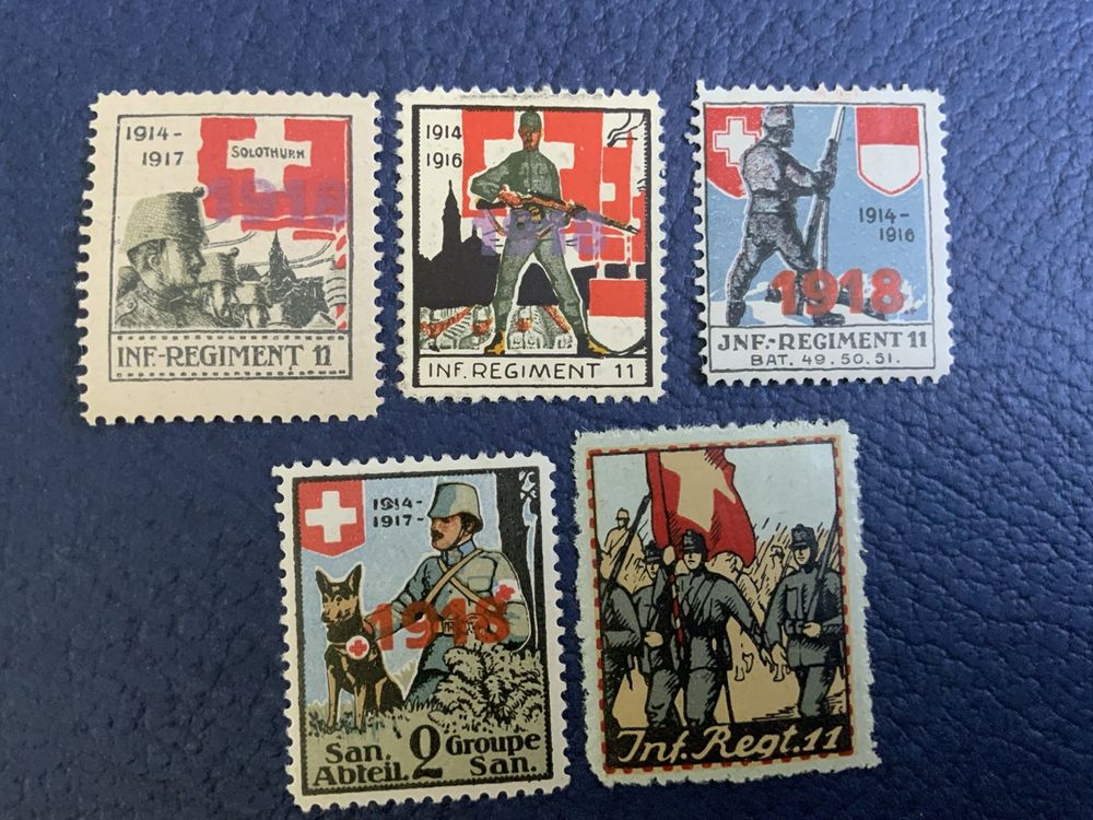 Briefmarken Schweiz Soldatenmarken (Neu (gemäss Beschreibung)) in Binningen für CHF 1.1 – mit ...
