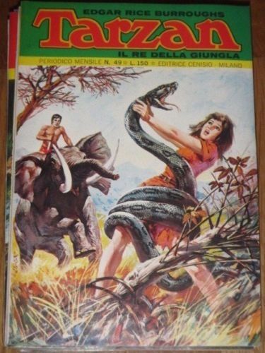 Vintage italian Comic book TARZAN # 49 Apr 1972 Russ Manning (Gebraucht) in bioggio für CHF 9.8 ...