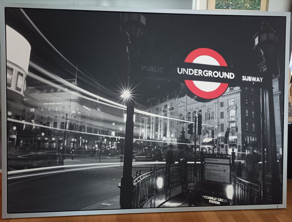 IKEA- Wandbild London Underground | Kaufen auf Ricardo