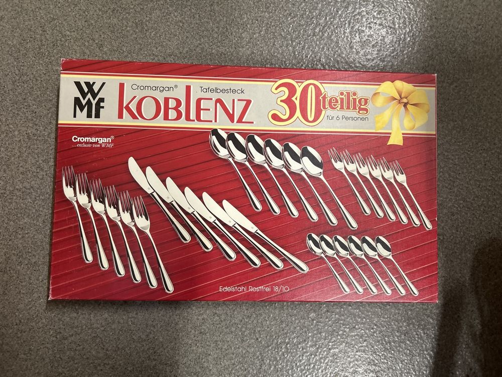 WMF Cromargan Koblenz 30-teilig, neuwertig! (Neu (gemäss Beschreibung ...