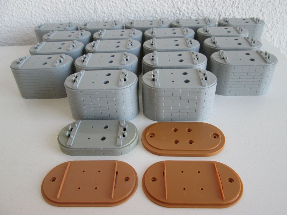 Märklin 7253 7252 7251 7250 C-Gleis Pfeiler Unterlegplatten | Kaufen ...