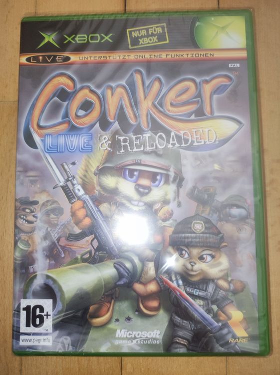 Original Xbox Conker Live & Reloaded New (ungeöffnet) (Neu und ...