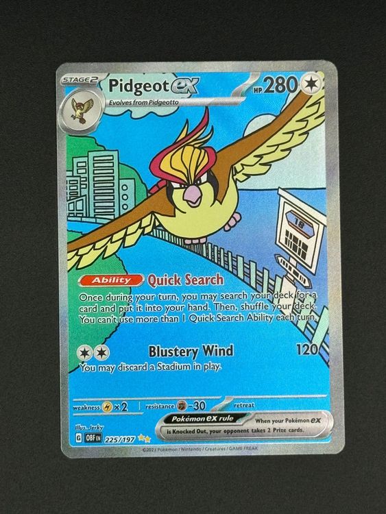 Pidgeot ex SAR 225/197 Obsidian Flames EN ab 1.- #14 (Gebraucht) in ...