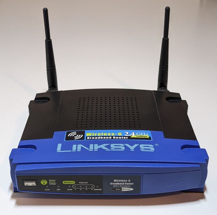 Linksys WRT54G Wireless G Broadband Router (Version 7) | Kaufen auf Ricardo