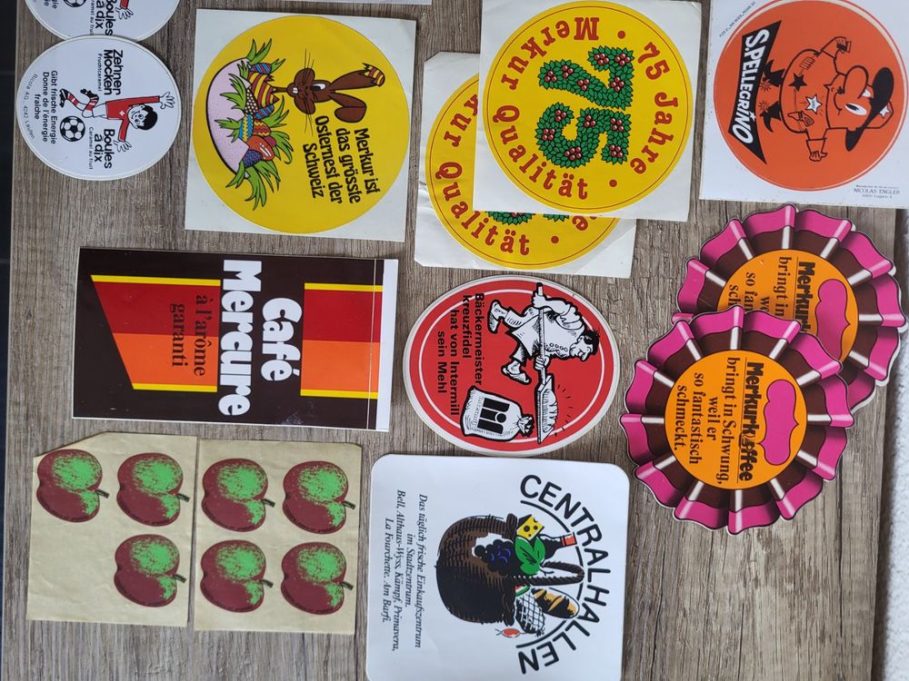 Sticker Tiki Sugus Tam Elmer Orangina Fanta Knorr Merkur Käs (Gebraucht ...