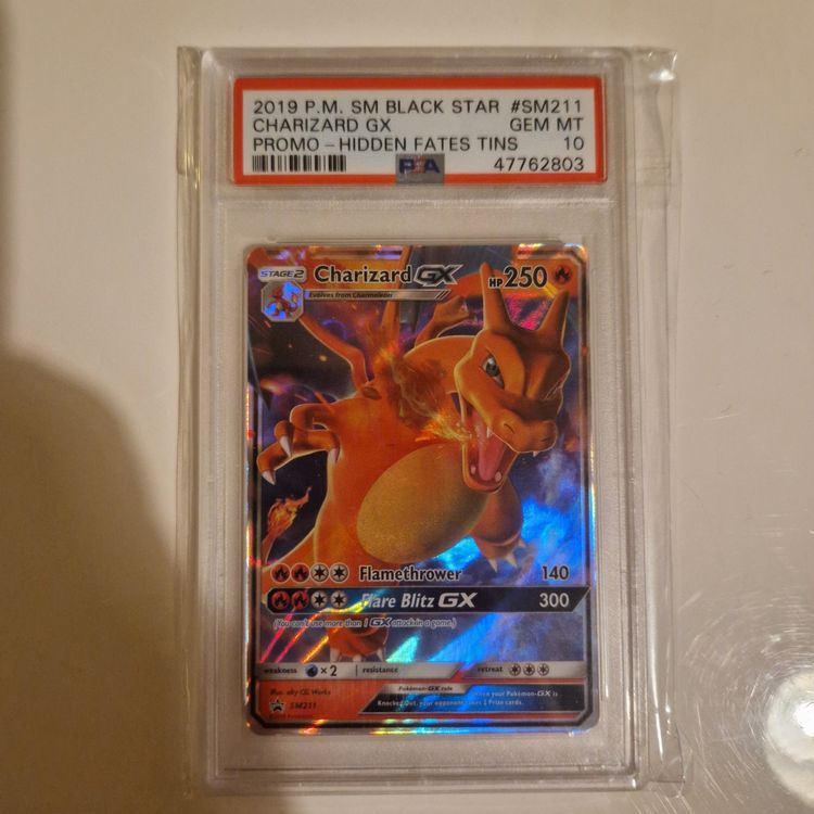 Charizard GX Promo Hidden Fates PSA 10 (Neu (gemäss Beschreibung)) in ...